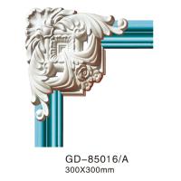 China GD-85016 Safety Pu Foam Flat Flame Resistance Residential Corner Mouldings For Home Decor for sale