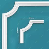 China GD-85028 Hot-Sale Polyurethane Foam Flat Fireproof Interior Decorative Ceiling Tiles For Home Office for sale
