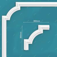 China GD-85028 Hot-Sale Polyurethane Foam Flat Fireproof Interior Decorative Ceiling Tiles For Home Office for sale