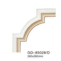 China GD-85028 Hot-Sale Polyurethane Foam Flat Fireproof Interior Decorative Ceiling Tiles For Home Office for sale