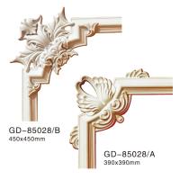 China GD-85028 Hot-Sale Polyurethane Foam Flat Fireproof Interior Decorative Ceiling Tiles For Home Office for sale