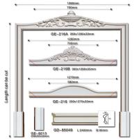 China GE-216 Hot Sale Easy To Install Bedroom Pu Window Moulding for sale