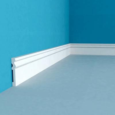 China GD-85050 PU Skirting Mouldings | Decorative Polyurethane Baseboard Trim for Interior Wall & Floor Protection for sale
