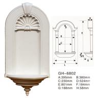 China GH-6801 Free Sample Light weight Primed White Polyurethane Floating Shelf for sale
