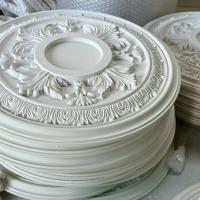 China M-7100 Good Quality Quick Installation Indoor Decoration Pu Golden Silver Antique Decorative Medallions for sale