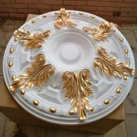 China M-7100 Good Quality Quick Installation Indoor Decoration Pu Golden Silver Antique Decorative Medallions for sale