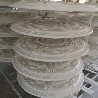 China M-7100 Good Quality Quick Installation Indoor Decoration Pu Golden Silver Antique Decorative Medallions for sale