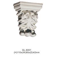 China GL-6002 Carved Resin Exotic Interior And Exterior Decoration For Outdoor Designs Polyurethane Decorative Wood Corbels for sale