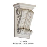 China GL-6006 Decorative Exterior Carved Polyurethane Wood Decoration Pu Corbels for sale