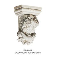 China GL-6007 Carved Wood Hand Decorative Brackets Urethane Decoration Decor Gypsum Corbels for sale