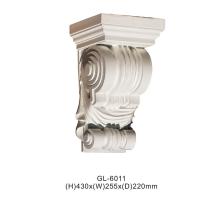 China GL-6011 Moulding Pu Gypsum Decoration Corner Plaster Ceiling Fiberglass Mould Wall Cornices Plastic Cornice for sale