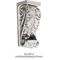China GL-6014 Decorative Wood Bracket Exotic Exterior Polyurethane Carved Fireplaces Plastic And Corbel for sale