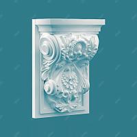 China GL-6020 Appliques Onlays Decorative Polyurethane Pu Hand Carved Ceiling Dome Furniture Moulding Brackets Mouldings for sale