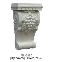 China GL-6020 Appliques Onlays Decorative Polyurethane Pu Hand Carved Ceiling Dome Furniture Moulding Brackets Mouldings for sale