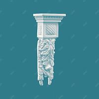 China GL-6028 Wood Carving Brackets Carved Designs Decorative Corbels For Exterior for sale
