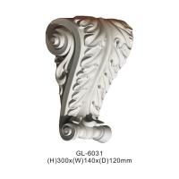 China GL-6031 Decorative Exterior Carved Polyurethane Wood Decoration Pu Corbels for sale