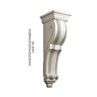 China GL-6041 Decorative Wood Bracket Exotic Exterior Polyurethane Carved Fireplaces Plastic And Corbel for sale