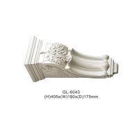 China GL-6041 Decorative Wood Bracket Exotic Exterior Polyurethane Carved Fireplaces Plastic And Corbel for sale