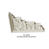 China GL-6064 Pop Decoration Ceiling Design Pu Interior Mold Plaster Mould Patterns Modern Bronze Primed Carving Moulding for sale
