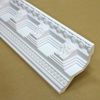 China GA-81088 Free Sample Easy Install Light Weight Polyurethane Fluted Cornice Designs Ceiling for sale