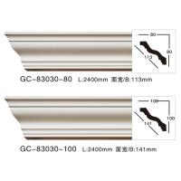 China GC-83030 Free Sample Waterproof Reliability Polyurethane Pu Plain Crown Cornice for sale