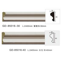 China GD-85016 50mm Free Sample Pastoral Hotel Urethane Polymer Flat Hotel Frame Moulding for sale