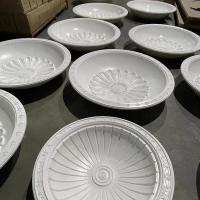 China M-7203 High Density Urethane Rose Anti-Aging Precast Medallion Dome for sale