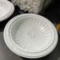 China M-7203 High Density Urethane Rose Anti-Aging Precast Medallion Dome for sale