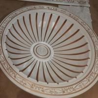 China M-7203 High Density Urethane Rose Anti-Aging Precast Medallion Dome for sale