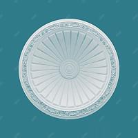 China M-7203 High Density Urethane Rose Anti-Aging Precast Medallion Dome for sale