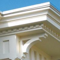 China GL-6039 Exotic Decorative Polyurethane Pu Decoration Poplar Gold Brackets Architectural Fireplace White Corbels for sale