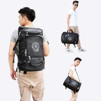China 56-77L Large Capacity Hiking Backpack Anti Theft Water Resistant Laptop Bag for sale