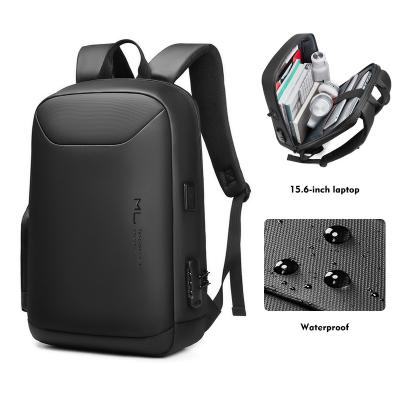 China Factory new wholesale business usb men custom logo mochila waterproof school bags anti theft laptop backpack for sale