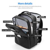 China Factory selling custom logo men's waterproof business travel 15.6-inch laptop Backpack for sale