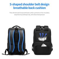 China Factory selling custom logo men's waterproof business travel 15.6-inch laptop Backpack for sale