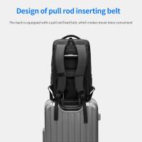 China Factory selling custom logo men's waterproof business travel 15.6-inch laptop Backpack for sale