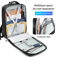 China Factory hot sell custom black backpack men light Laptop Bags high quality school backpack fashion backpack bag for sale