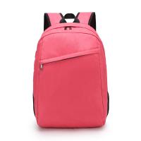 China Factory wholesale custom logo solid color leisure fashion school students waterproof backpack school bag For Girls Boy Teenagers for sale