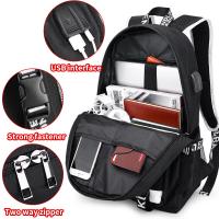 China Factory wholesale custom fluorescent logo boys waterproof bookbag durable luminous student school bags backpack for men for sale