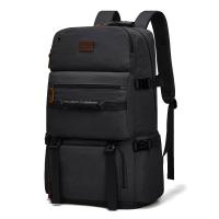China Retro Large Capacity Outdoor Travel Bags  Mens Canvas Laptop Backpack 56-77 Litre for sale