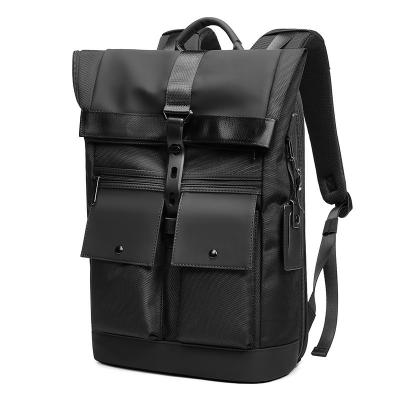 China 1680D Polyester College Sports Waterproof Business Backpack Solid Color for sale