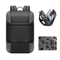 China Zipper Closure Waterproof Business Backpack Dual Space Storage for sale
