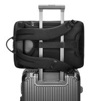China Zipper Closure Waterproof Business Backpack Dual Space Storage for sale