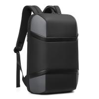 China Zipper Closure Waterproof Business Backpack Dual Space Storage for sale