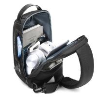 China Wholesale waterproof anti theft designer crossbody bag custom logo USB sling bags for men single shoulder chest bag for sale