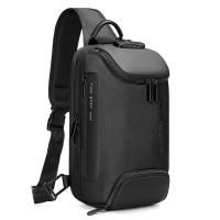 China Factory hot sell wholesale fashion anti theft men custom waterproof shoulder chest crossbody sling bag for men for sale