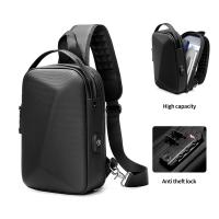 China High quality brand men's leisure fashion waterproof anti theft shoulder chest crossbody sling bag for men for sale