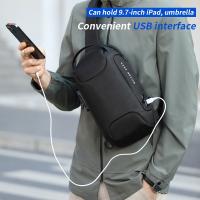 China Factory wholesale waterproof fashion anti theft crossbody chest shoulder sling bag for men for sale