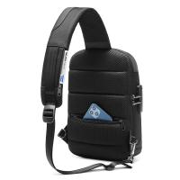 China New custom logo Shoulder bag multifunctional waterproof anti theft chest bag men sling bag for sale