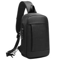 China New custom logo Shoulder bag multifunctional waterproof anti theft chest bag men sling bag for sale